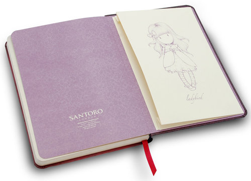 Santoro Gorjuss Hardcover Notebook - Ladybird 230Ec28 | D&R