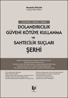Dolandırıcılık Güveni Kötüye Kullanma ve Sahtecilik Suçları Şerhi ...