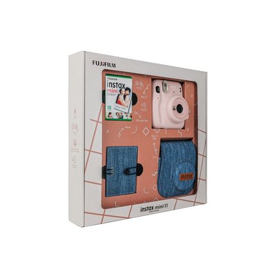 instax mini 11 Blus Pink Jean Bundle | D&R
