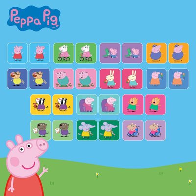 Peppa Pig Memory Card Game: 28 Kartlı Hafıza ve Eşleştirme Oyunu | D&R