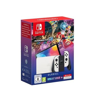 NINTENDO Switch Oled Konsol MK8 DLX + 12 AY NSO Paketi (CDMEDİA ...