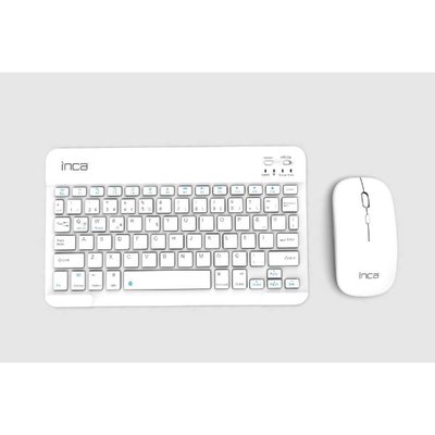 Inca IBK-562B Bluetooth Klavye & Mouse Set Beyaz | D&R