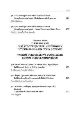 Uluslararası İnşaat Sözleşmeleri ve Uyuşmazlık Çözüm Yolları (Elliott ...