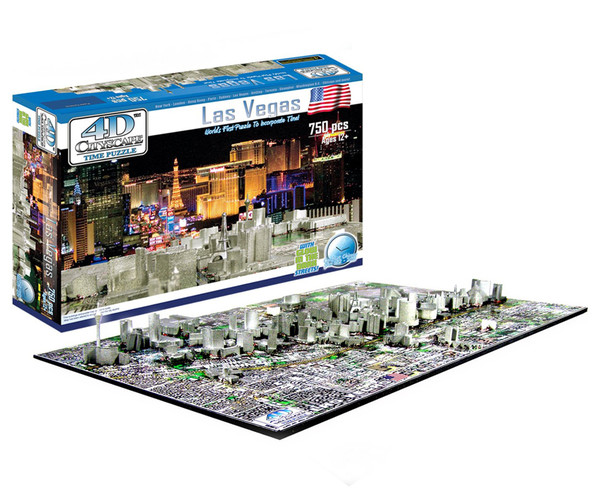 4D Cityscape LAS VEGAS Puzzle | D&R