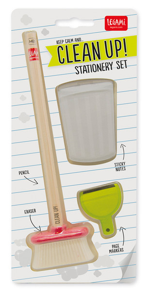 Legami Clean Up! Stationery Set | D&R