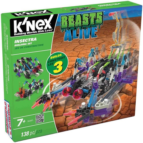 KNex Insectra Yapım Seti Beasts Alive Knex 34481 | D&R