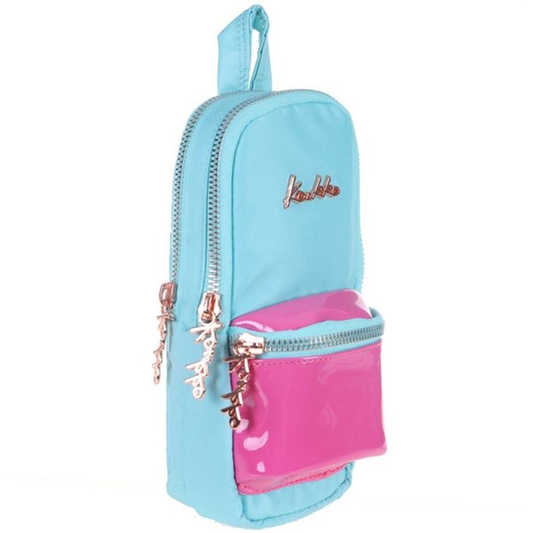 Kaukko Leather Junior Bag Turkuaz Kalem Çantası K2294 | D&R