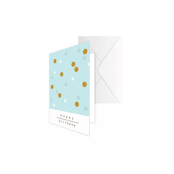 Keskin Color Yaldızlı Doğum Günü Kartı Zarflı 8'li Karışık 900217-99 | D&R