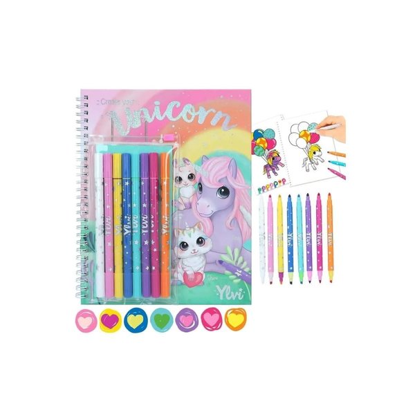 Top Model Ylvi Colouring Book With Pen Set | D&R